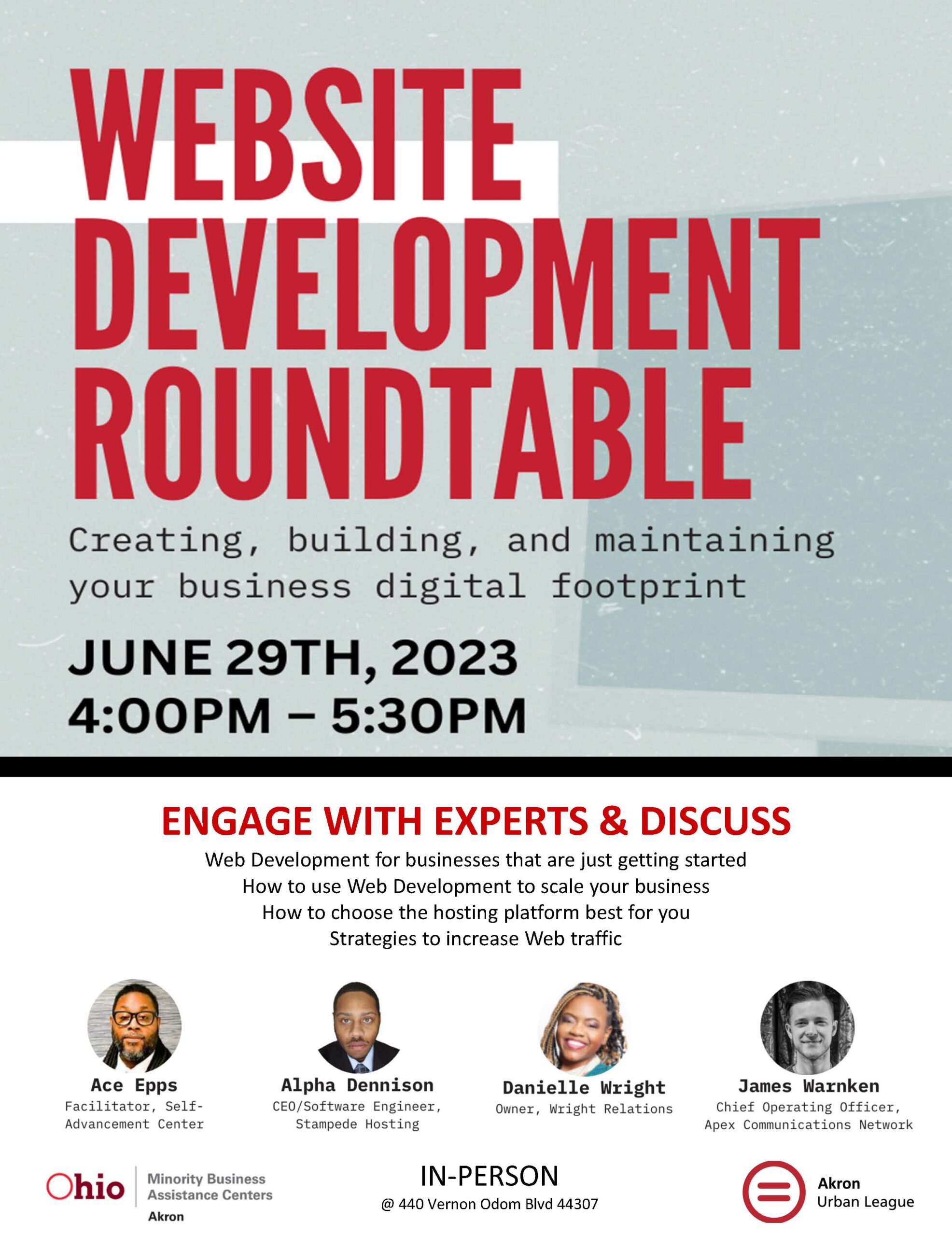 Website Development Roundtable - Akron Urban League